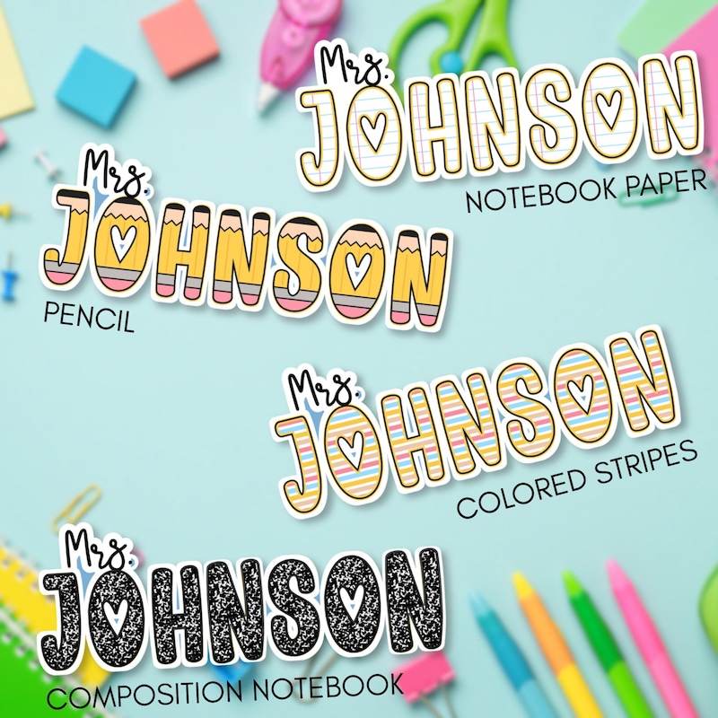 Teacher Magnet Labels - Etsy