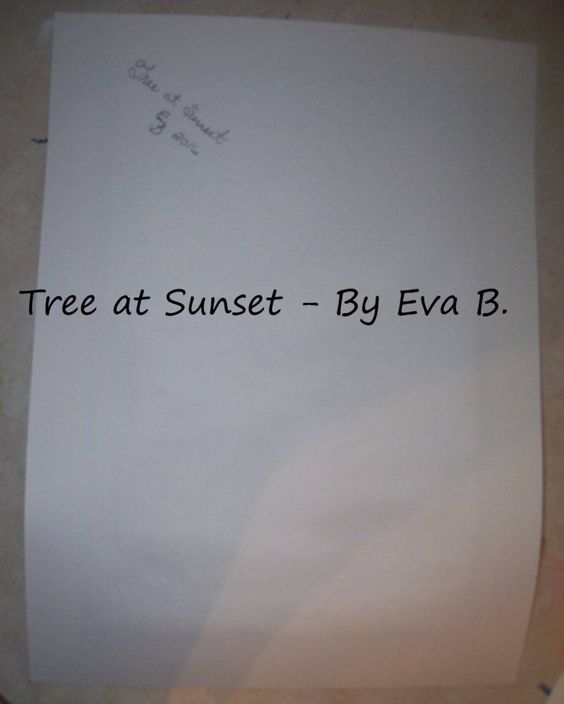 Tree Art Tree Painting Tree Drawing Multimedia Tree Moon Art | Etsy