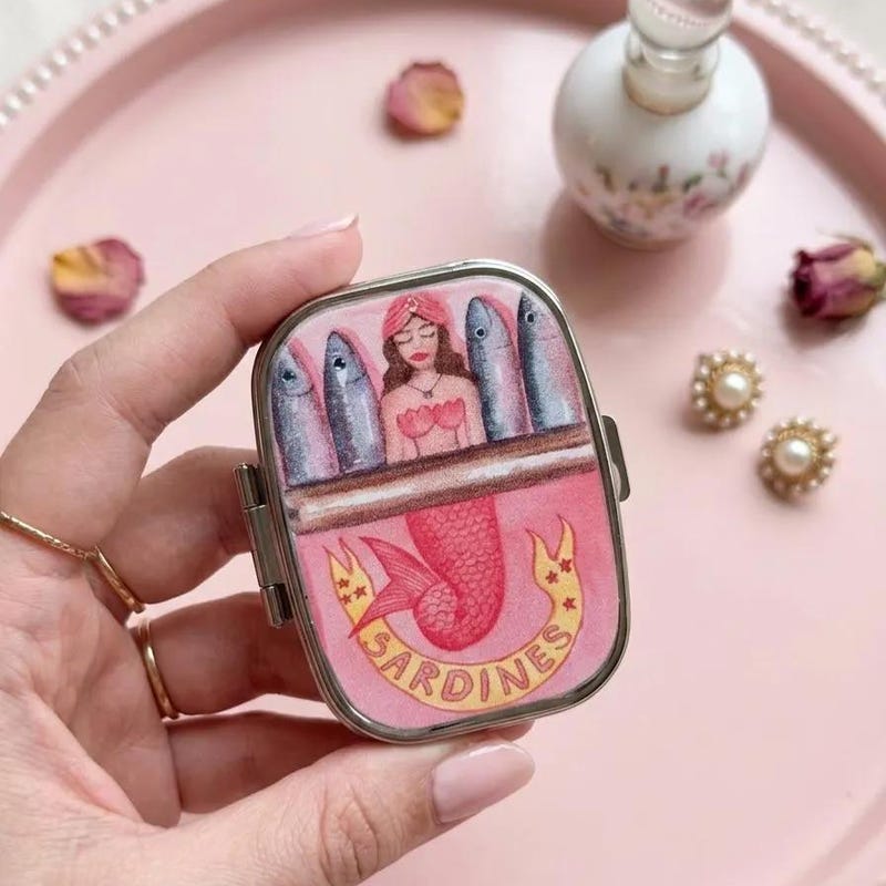 Pill Case Mermaids - Etsy