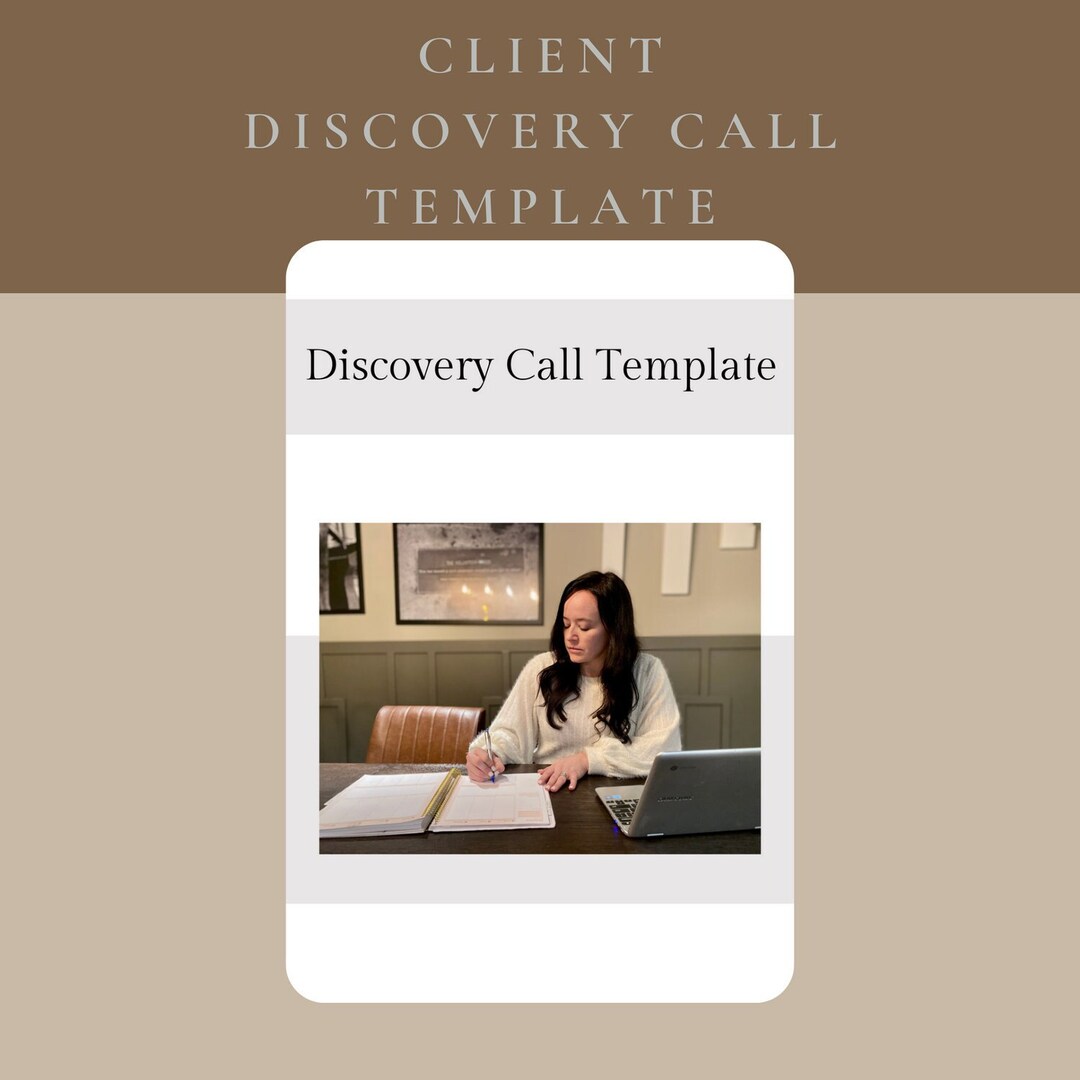Client Discovery Call Template | Client Onboarding Workflow - Etsy
