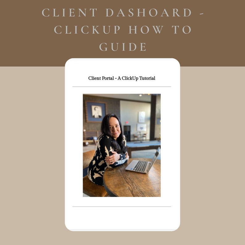 Client Dashboard | Client Portal | Clickup How to Guide - Etsy