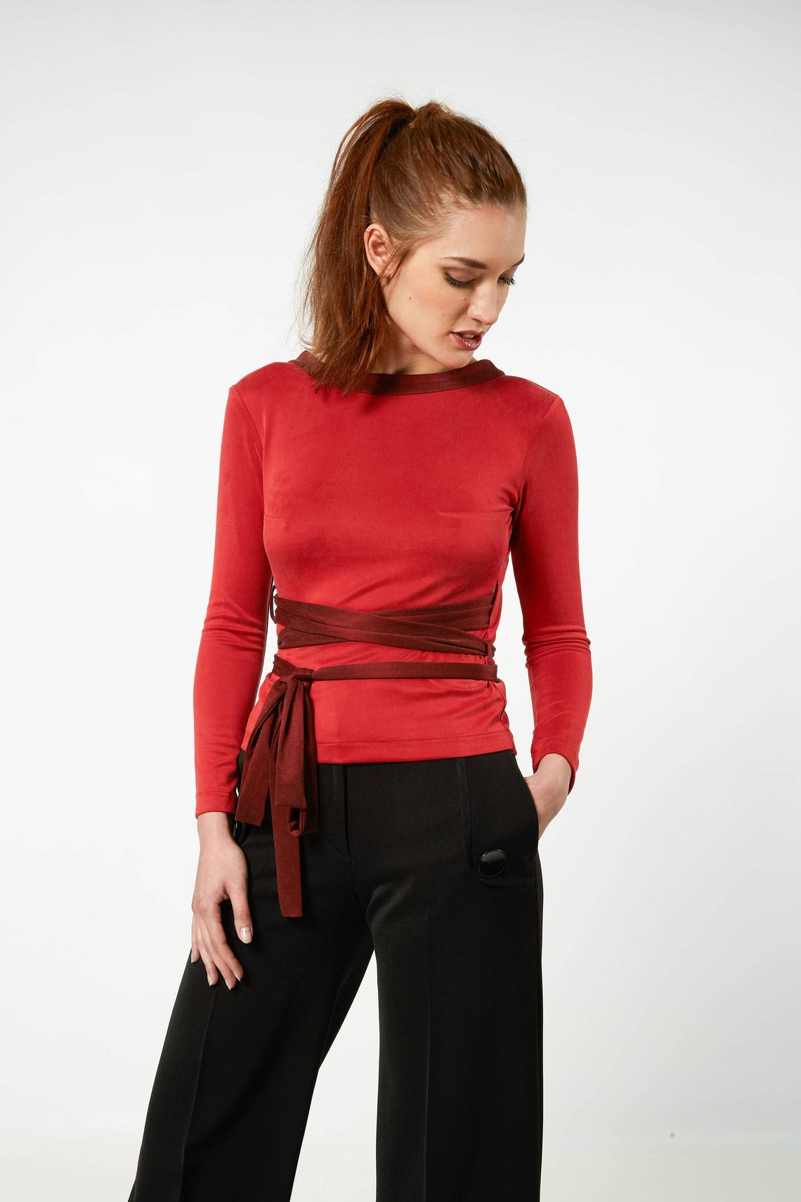 Overlapping Reversible Top - Etsy