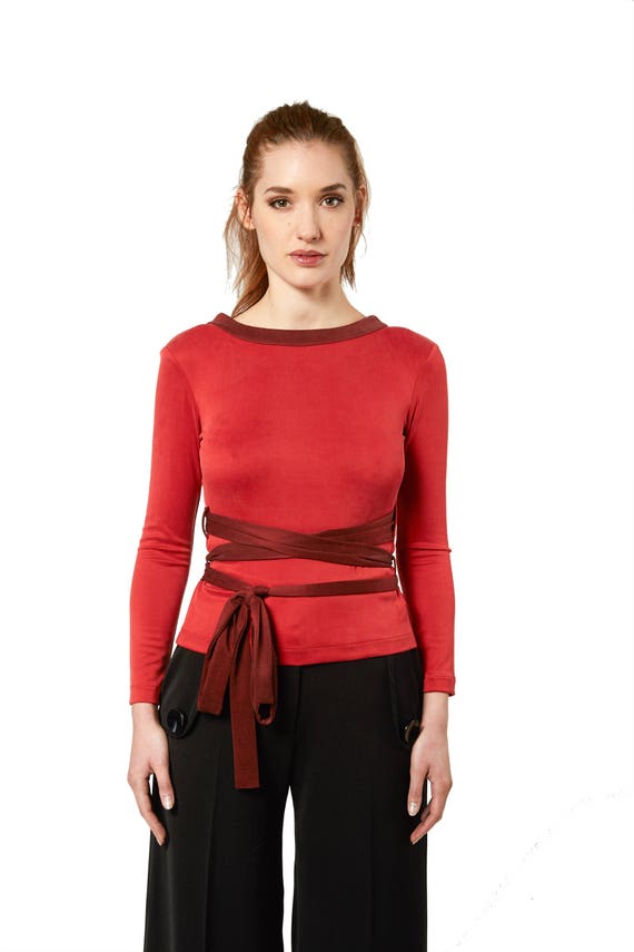 Overlapping Reversible Top - Etsy