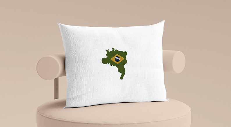 Brazil Icons Embroidery Set - Brazilian Culture Bundle Machine File (8 ...