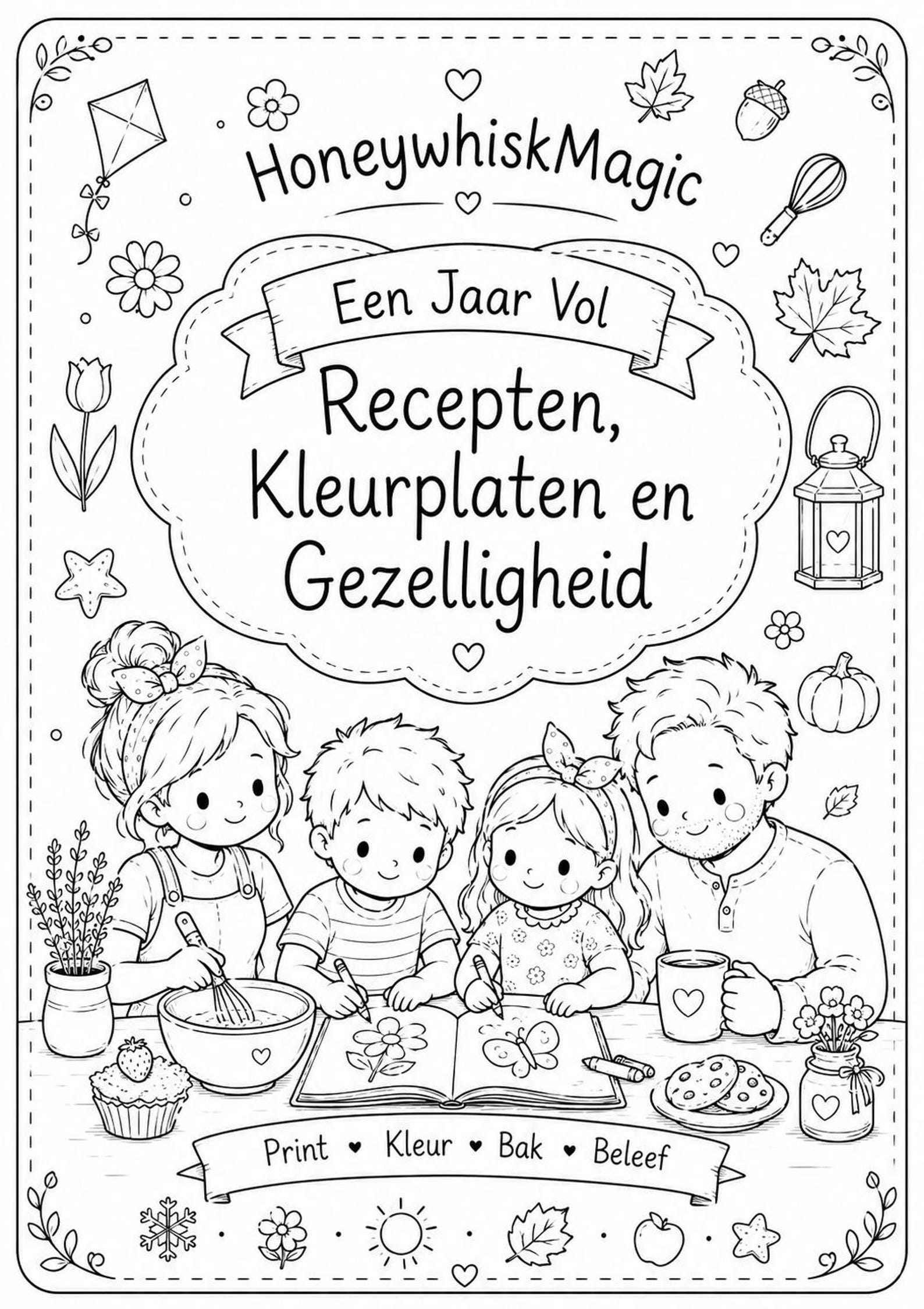 A Year Full of Recipes, Coloring Pages, and Fun | Printable Children's ...