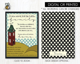 Housewarming Party Invitation New Home Open House Invitation | Etsy