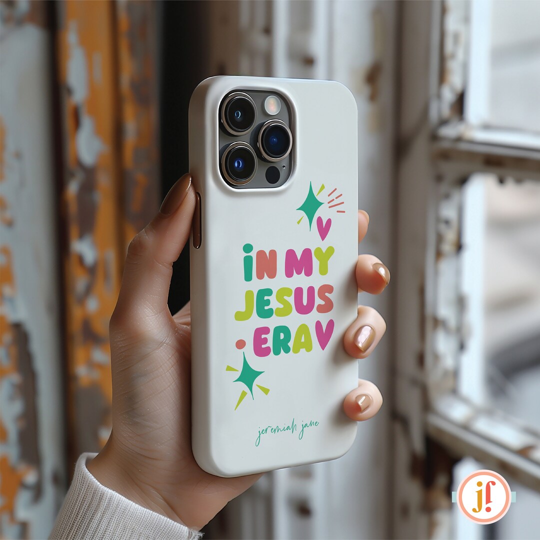 In My Jesus Era Phone Case - Preppy Faith Phone Case - Jesus Era Phone ...