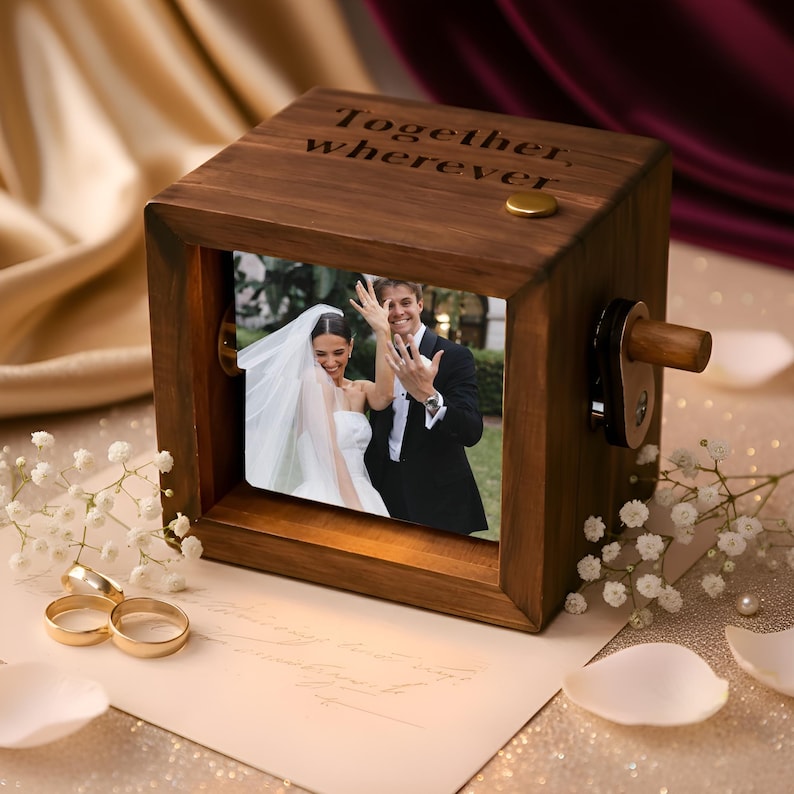 Personalized Photo Flipbook Animation Box,custom Wooden Photo Book With ...