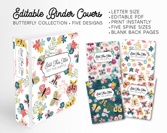 Minimalist Binder Covers - Etsy