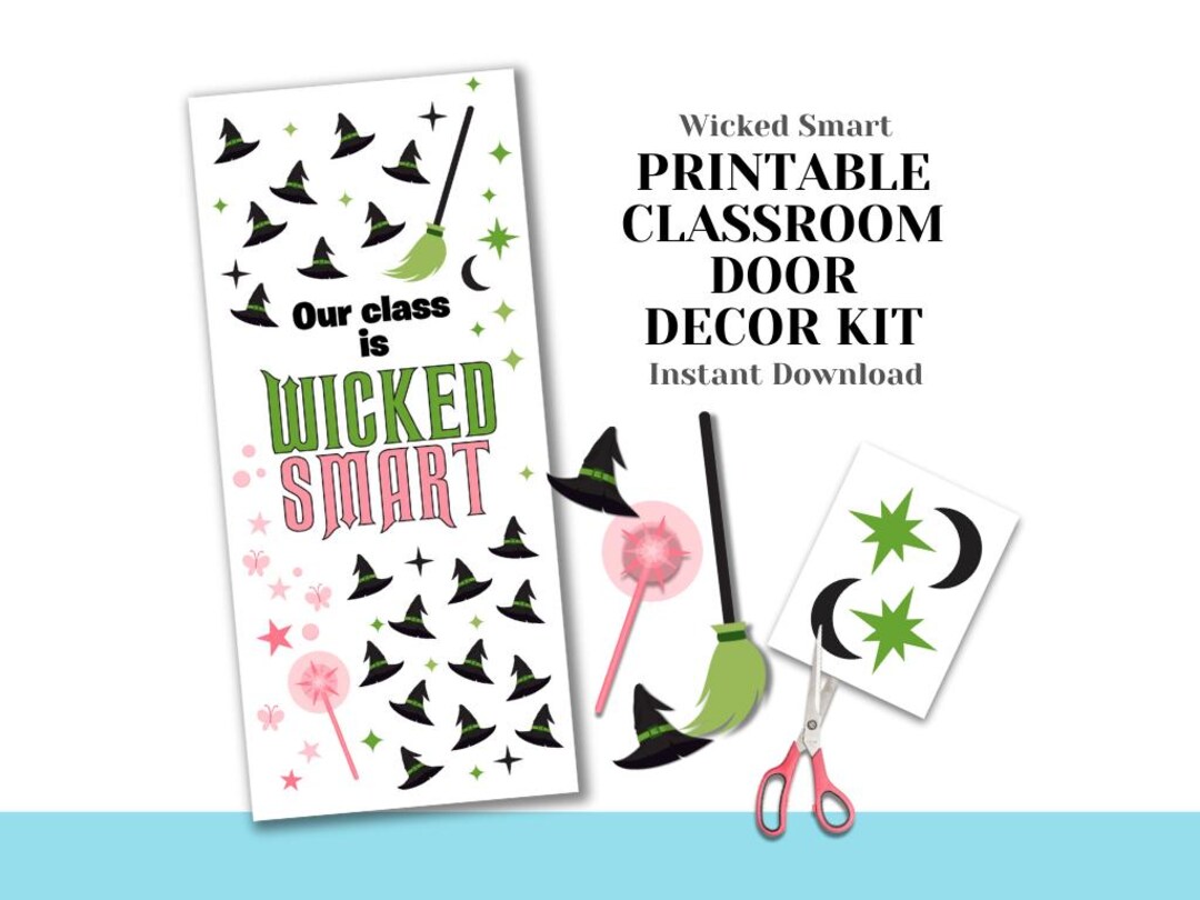 Wicked Smart Teacher Appreciation Door Decor Kit: Witch & Princess ...