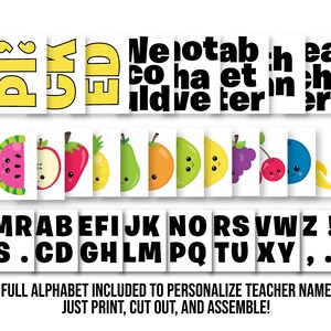 Printable Teacher Appreciation Door Decorating Kit - Fruit Picked ...