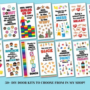 Printable Teacher Appreciation Door Decorating Kit - Sharp Bunch ...