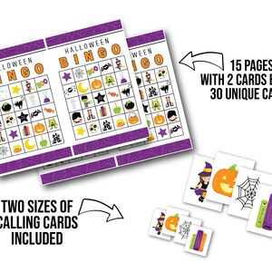 Printable Halloween BINGO Game, Bundle, Easy DIY Game, Cute, Fun ...