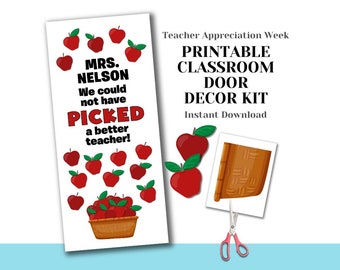 Printable Teacher Appreciation Door Decorating Kit 1 Fans Easy Last ...