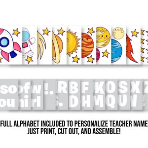 Printable Teacher Appreciation Door Decorating Kit - Space Out of This ...