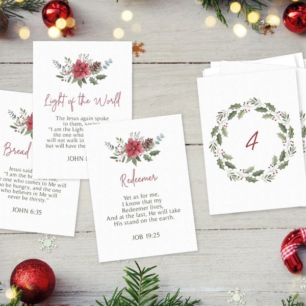 Christian Advent Calendar - Etsy