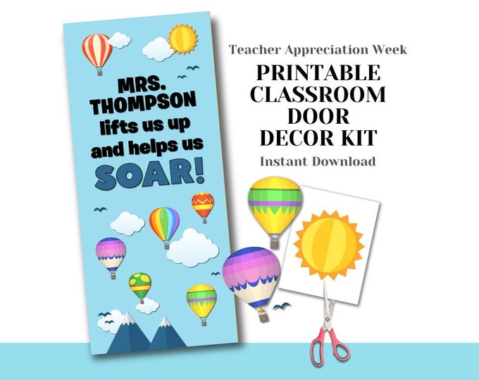 AMAZING THINGS Happen Here School Door Decoration Kit Teacher ...