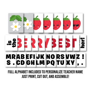 Printable Teacher Appreciation Door Decorating Kit - Teacher is the ...