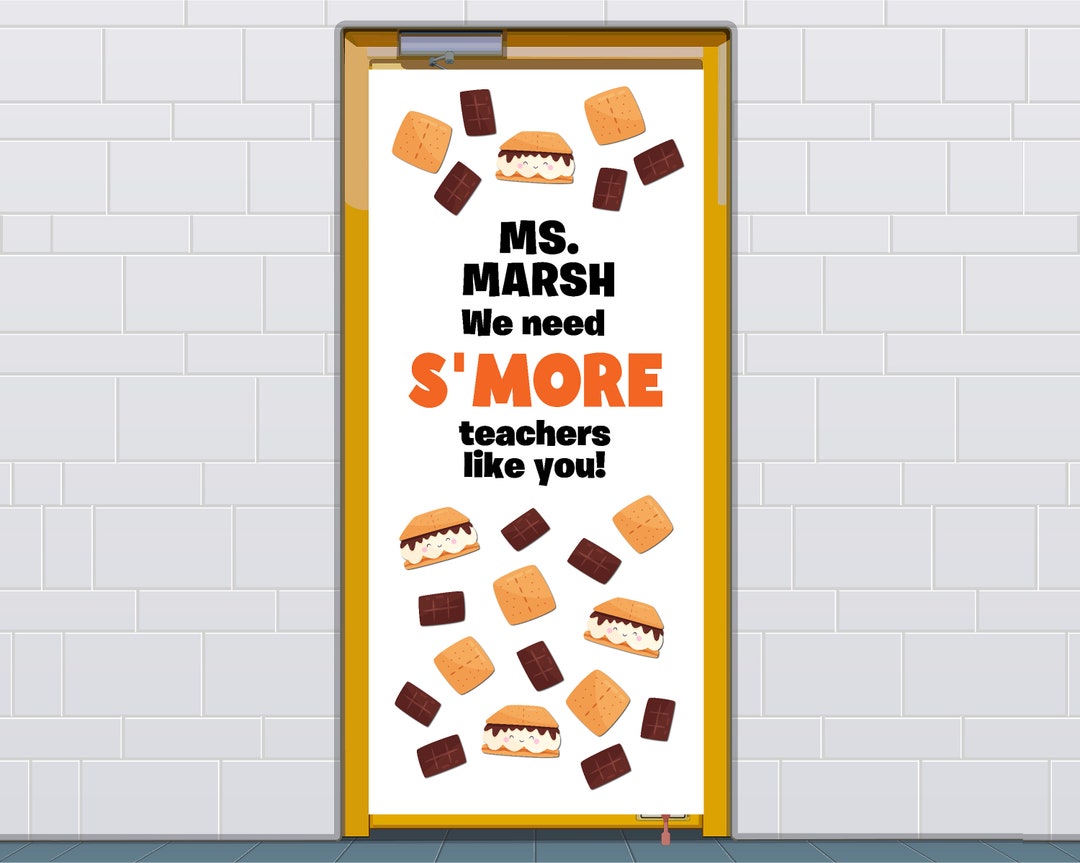 Printable Teacher Appreciation Door Decorating Kit Smore DIY Easy Last ...
