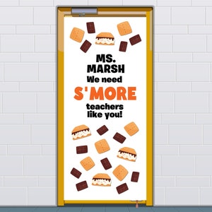 Printable Teacher Appreciation Door Decorating Kit - Smore - DIY Easy ...