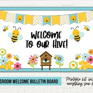 Printable Bulletin Board Decorating Kit - Classroom Decor Welcome Back ...