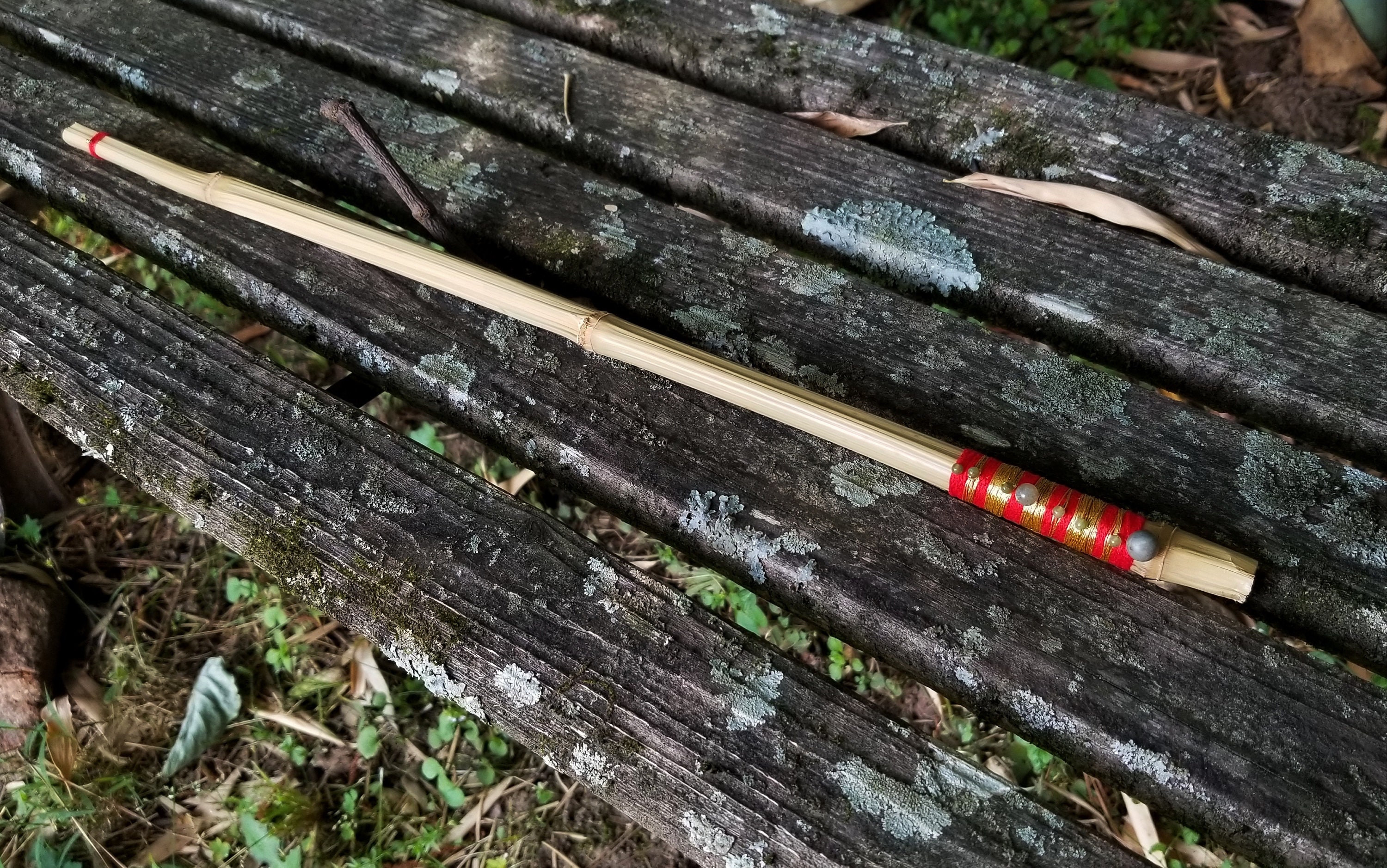 Bamboo Prosperity Magic Wand. Chinese Staff Wand. Lucky Wand. - Etsy UK