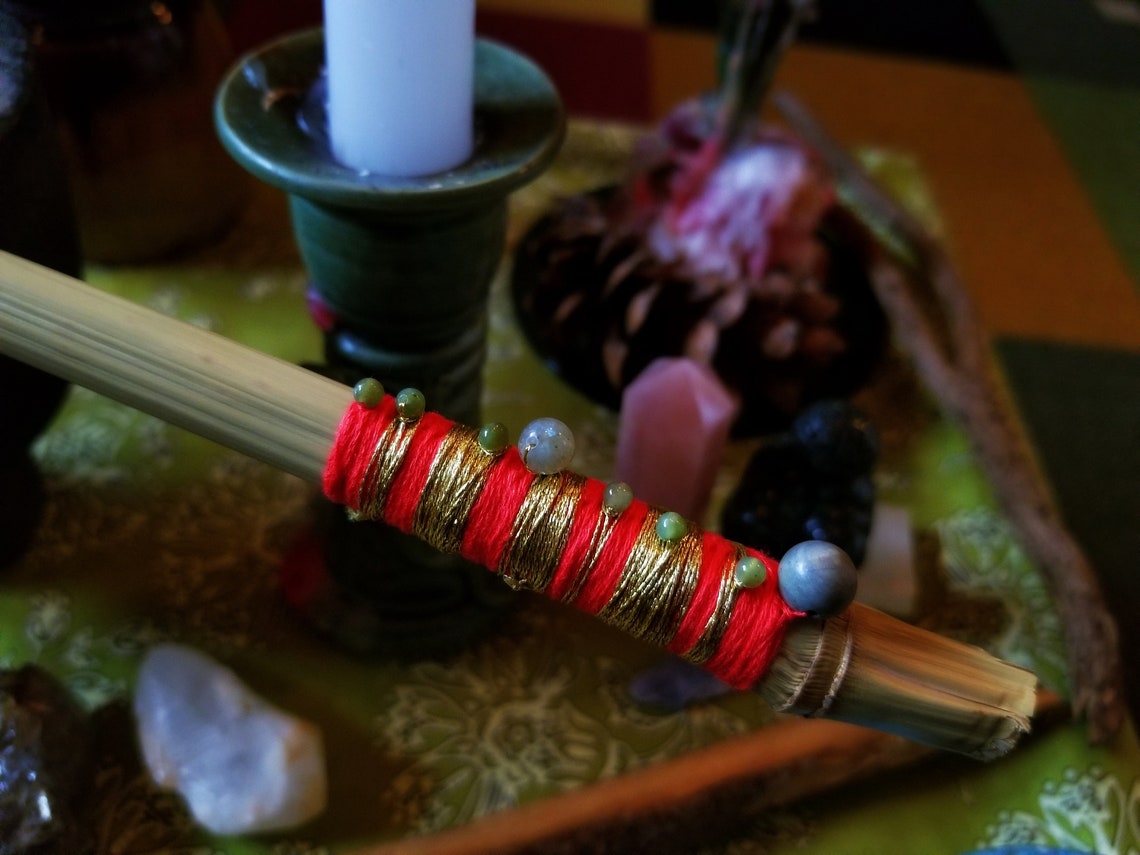 Bamboo Prosperity Magic Wand. Chinese Staff Wand. Lucky Wand. | Etsy