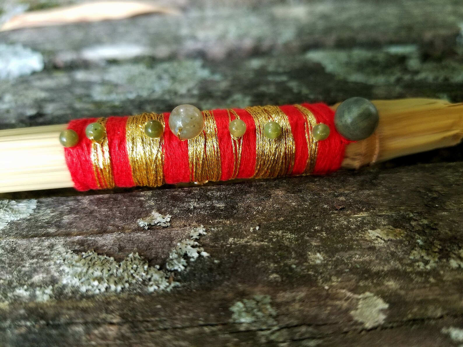 Bamboo Prosperity Magic Wand. Chinese Staff Wand. Lucky Wand. | Etsy