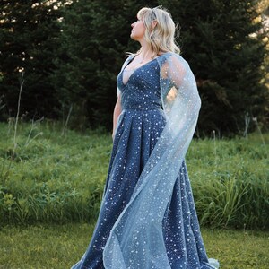 Feyres Starfall Gown Custom Made - Etsy UK