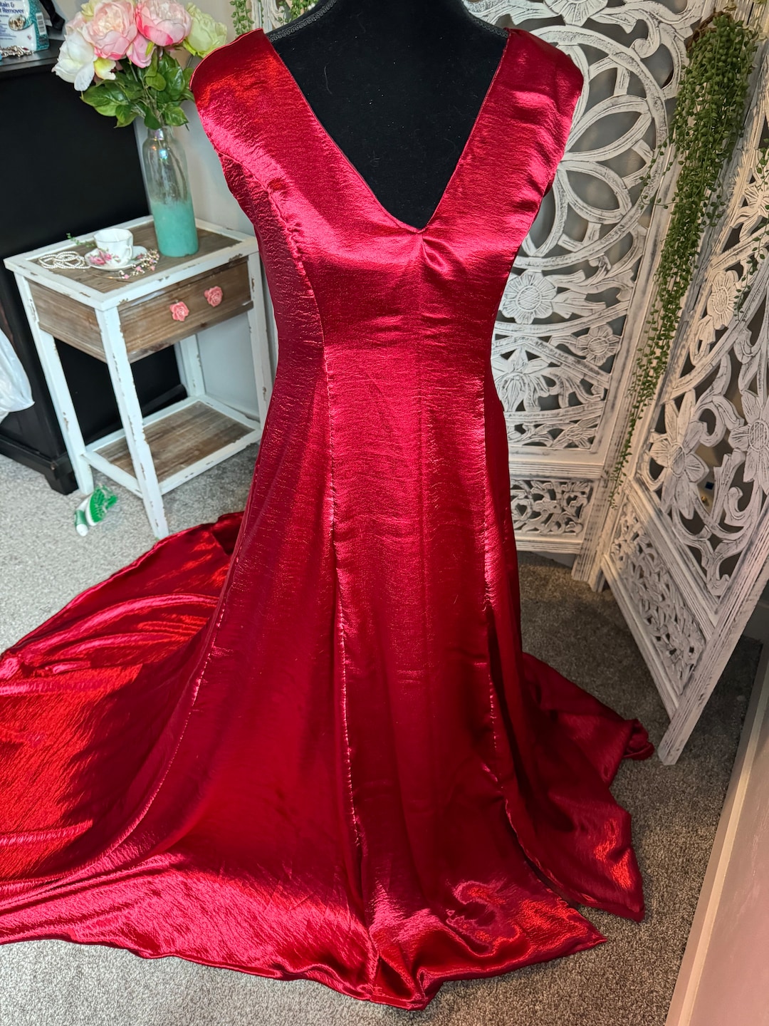 Morrigan Red Dress - Etsy