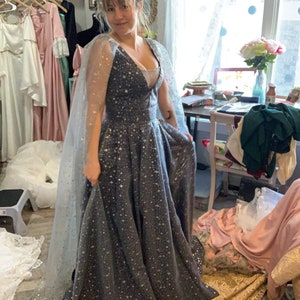 Feyres Starfall Gown Custom Made - Etsy UK