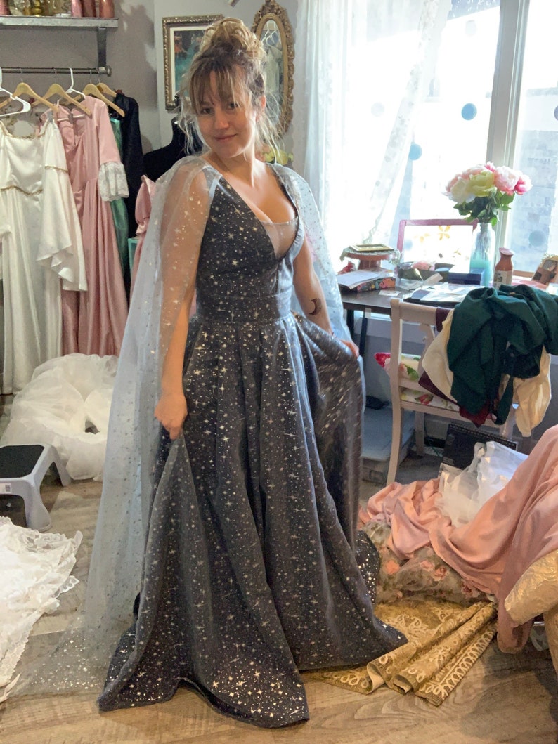 Feyres Starfall Gown Custom Made - Etsy UK