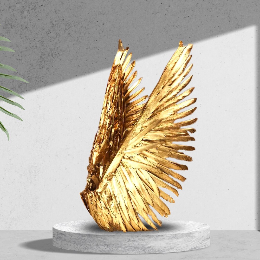 BIHBI X Saltburn Gold Angel Wings, Party Wings for Women, for Christmas ...