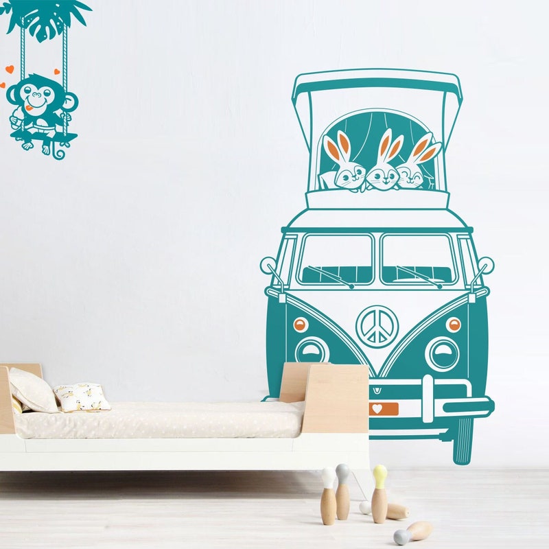 Camping Wall Decal - Etsy