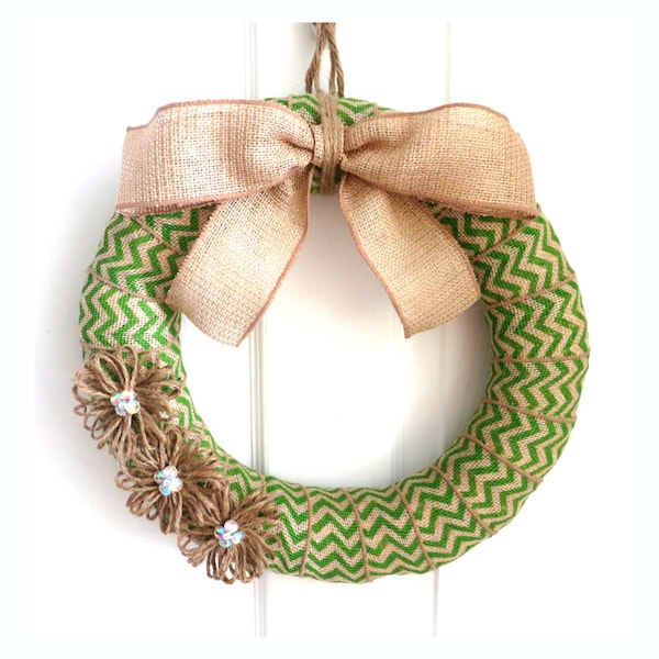 Chevron Wreath - Etsy