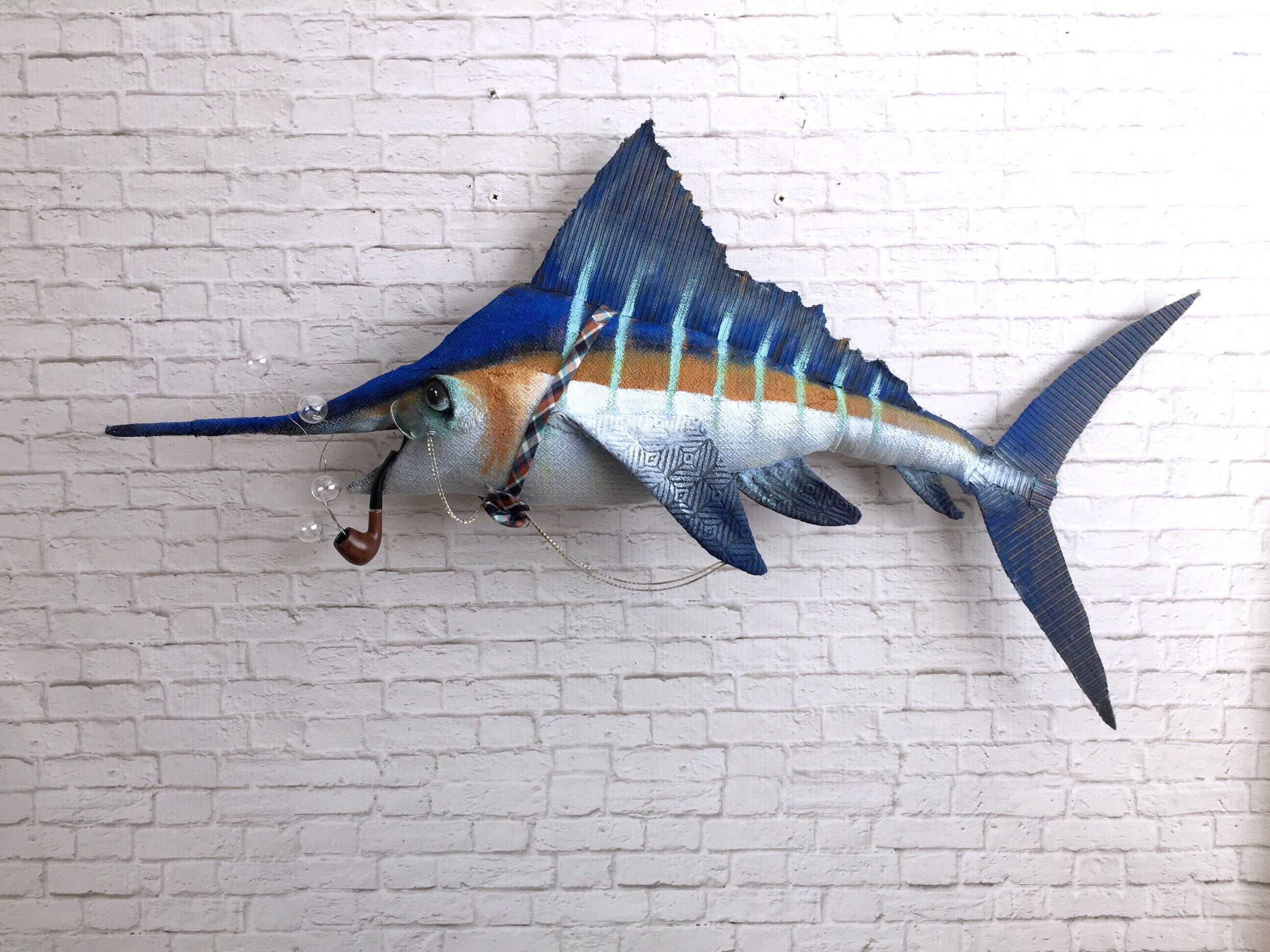 Made to Oder Marlin Faux Taxidermy Marlin Fish Trophy | Etsy