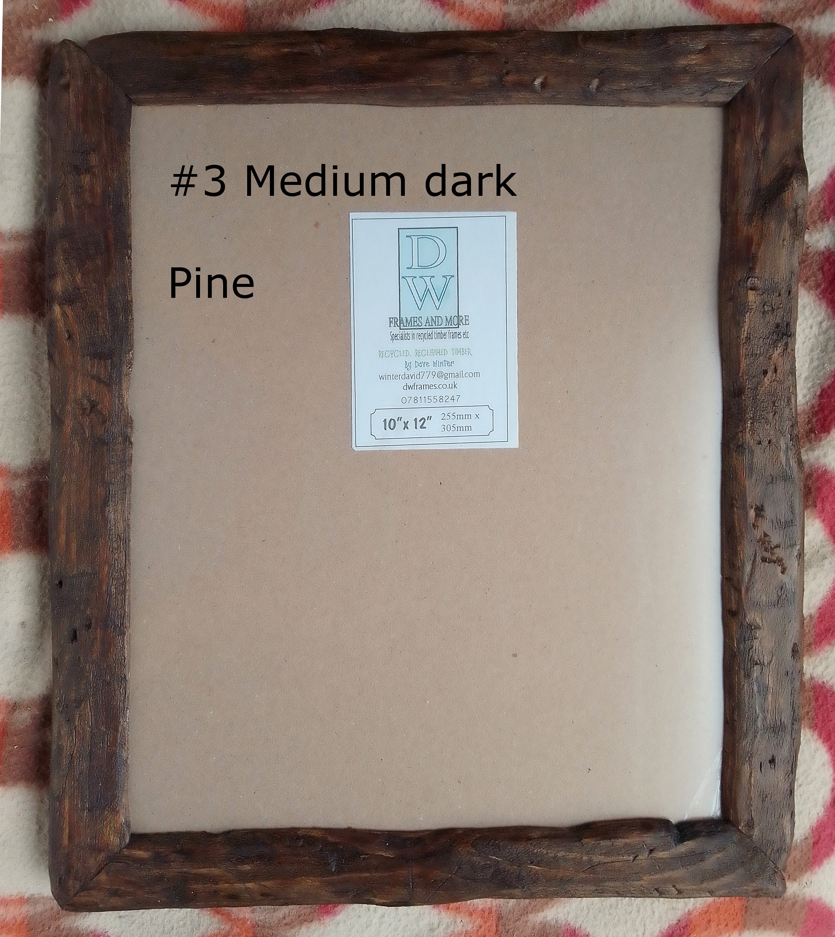 Rustic/driftwood Style Frames in Recycled Pine in Clear - Etsy UK