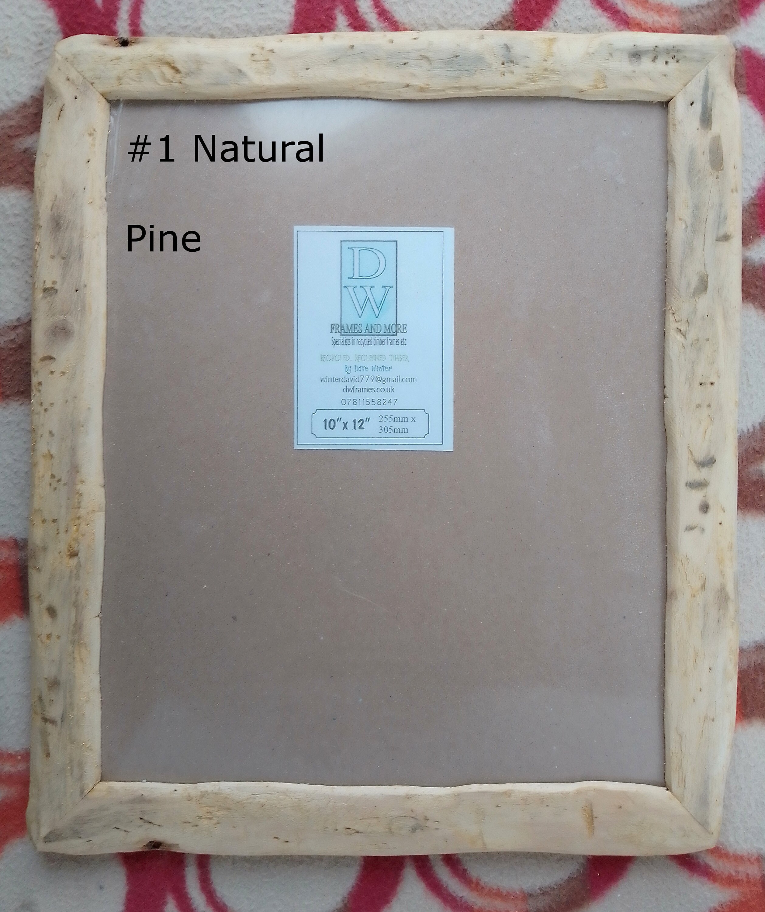 Rustic/driftwood Style Frames in Recycled Pine in Clear - Etsy UK