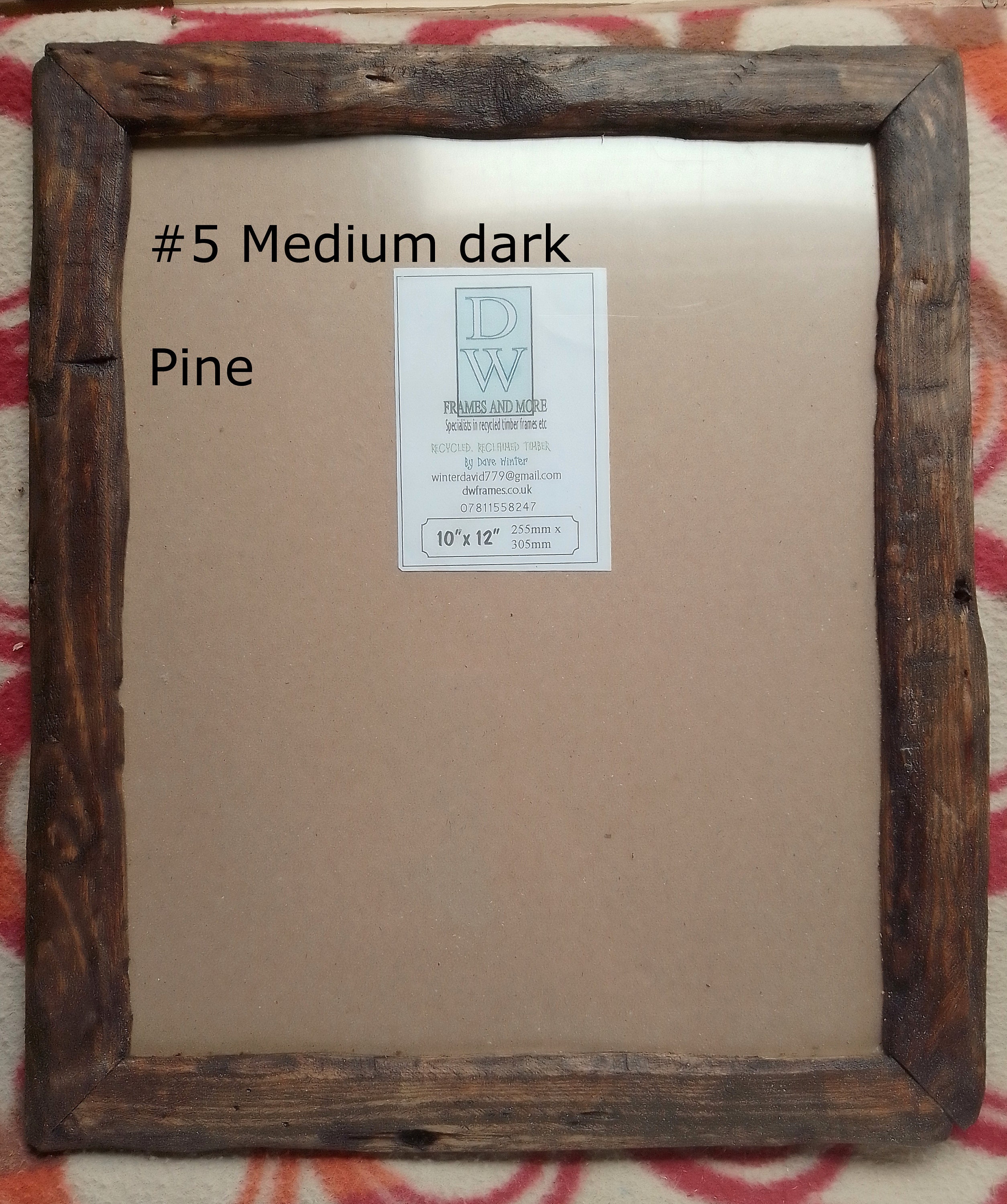 Rustic/driftwood Style Frames in Recycled Pine in Clear Beeswax, Medium ...