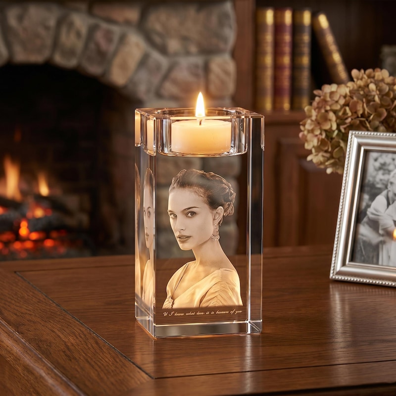 Engraved Crystal Candles - Etsy