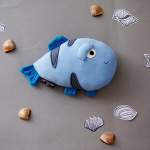 Blue BABY FISH. Toddler Toys, Nursery Toys, Cuddly Toys, Stuffed Animal ...