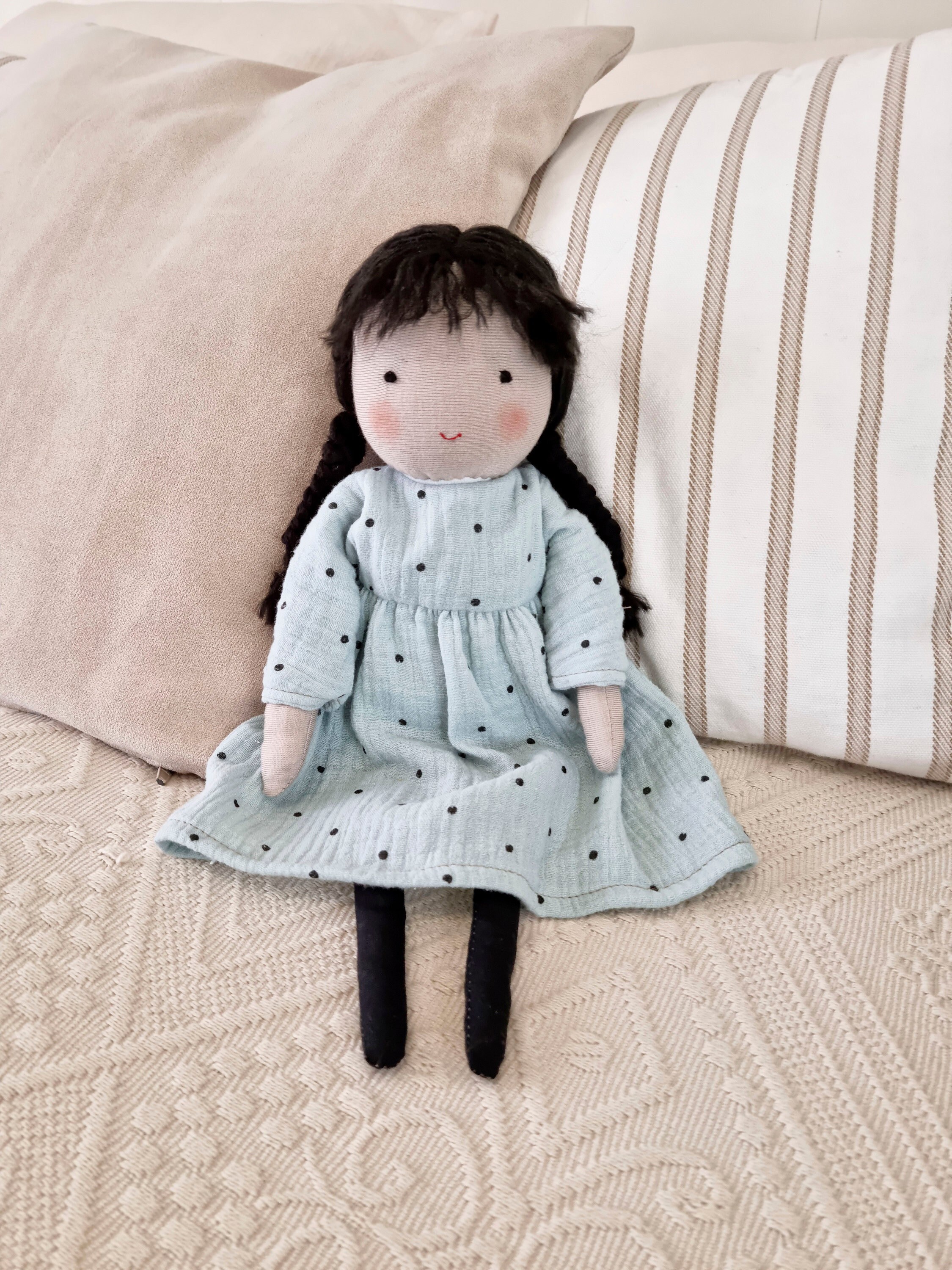 Waldorf Inspired 13 Cloth Doll for Girls, Dolls for Girls, Rag Doll for ...
