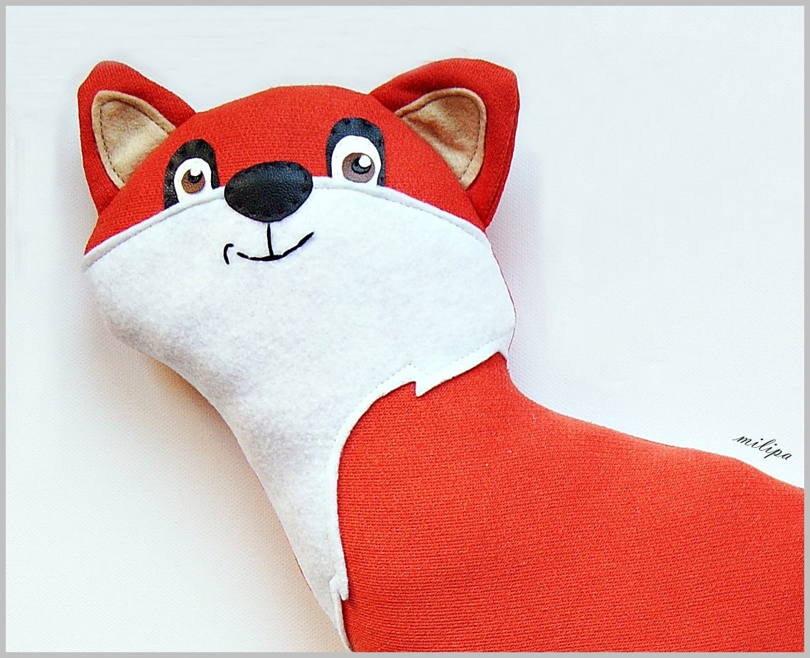 Stuffed Fox ALFREDO, Plush Fox, Woodland Animals. - Etsy