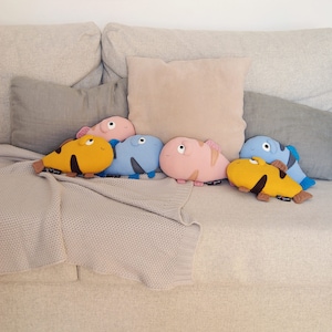 Blue BABY FISH. Toddler Toys, Nursery Toys, Cuddly Toys, Stuffed Animal ...