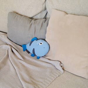 Blue BABY FISH. Toddler Toys, Nursery Toys, Cuddly Toys, Stuffed Animal ...