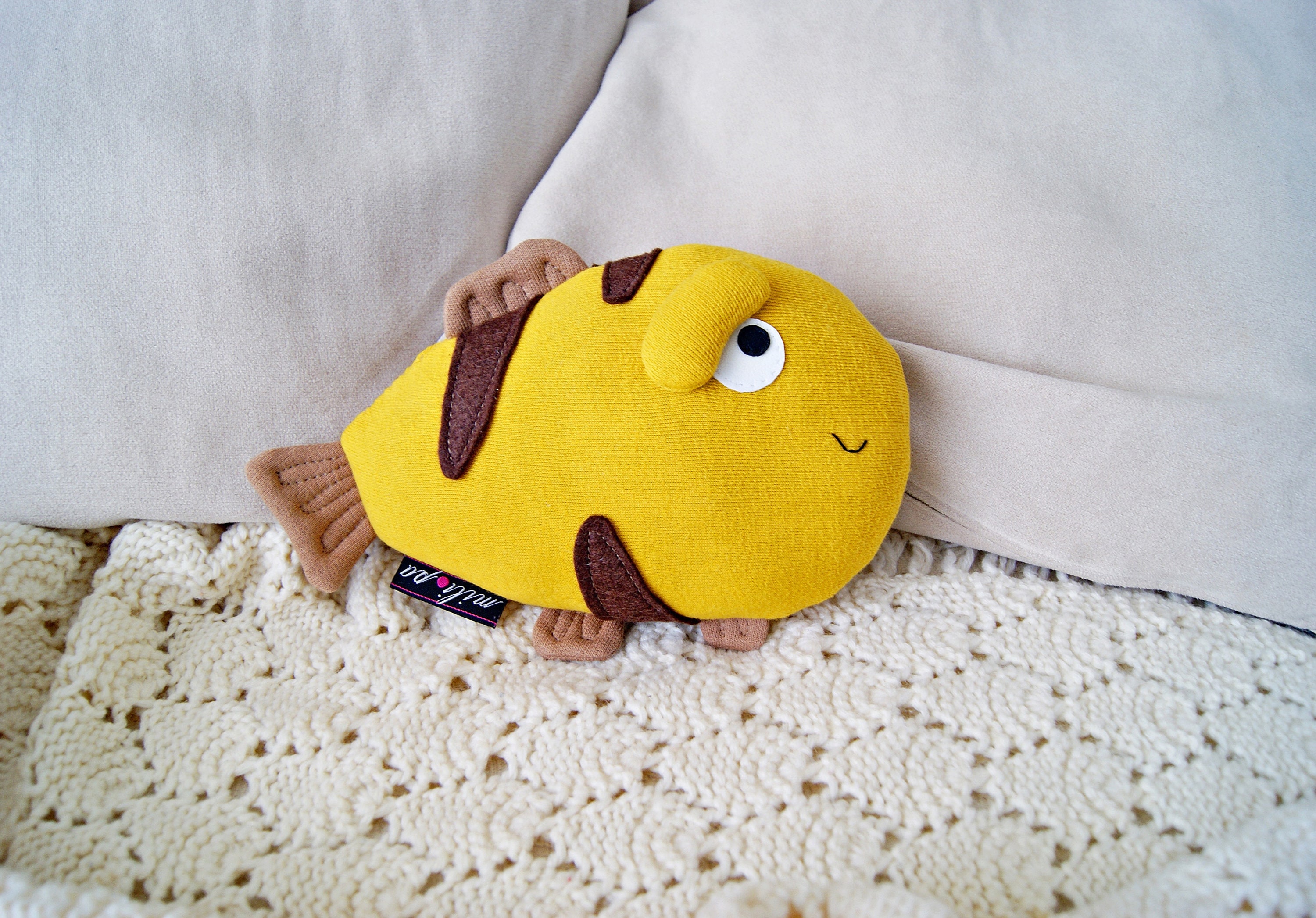 Gold BABY FISH, Stuffed Animals , Cuddly Toys, Toddler Toys, Baby Toys ...