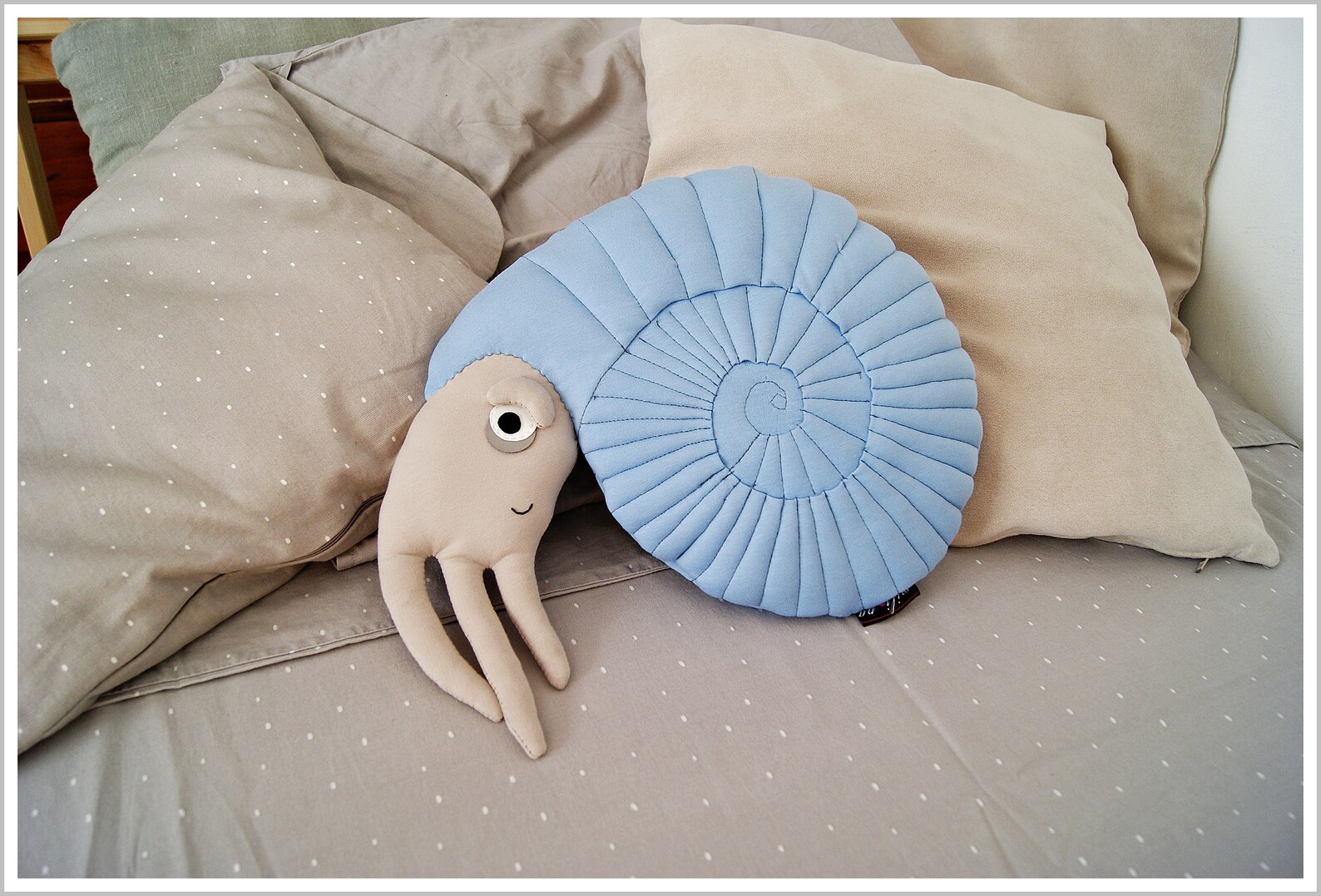 Stuffed Animal Toys PACO Ammonite Plush. Cuddly Toys Stuffed - Etsy