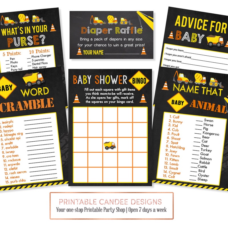 Truck Baby Shower - Etsy