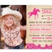 Editable Cowboy Milestone Sign 1st Rodeo Birthday Party Theme Wild West ...