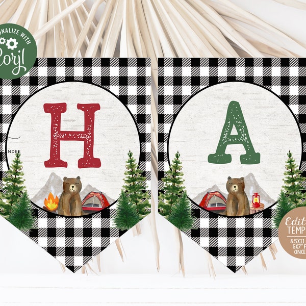 Camping Banner - Etsy